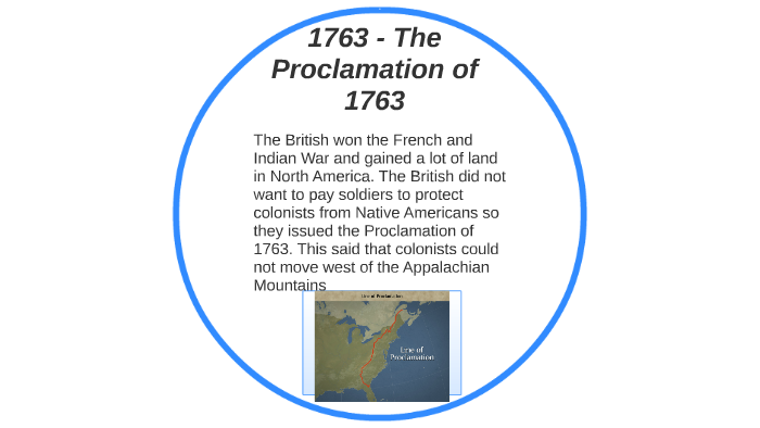 1763 - The Proclamation of 1763 by Michelle Molina on Prezi
