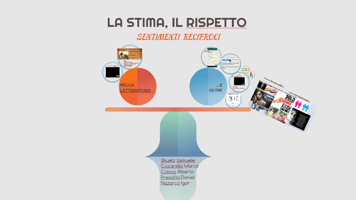 LA STIMA: by Samuele Sbuelz