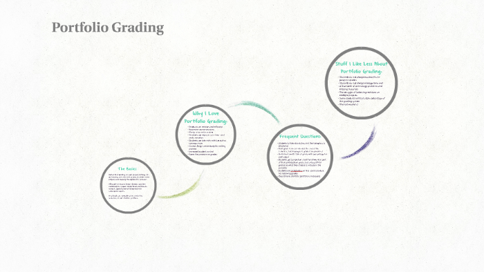 Portfolio Grading by on Prezi