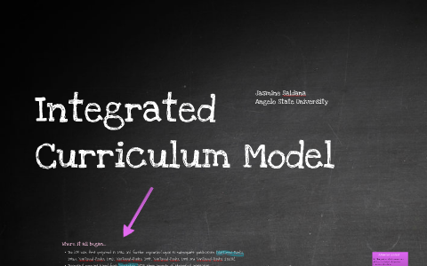 Integrated Curriculum Model by Jasmine Saldana on Prezi