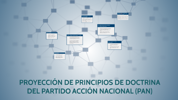 PROYECCION DE PRINCIPIOS DE DOCTRINA DEL PARTIDO ACCION NACI by Angel ...