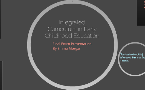 Integrated Curriculum in Early Childhood Education by Emma Morgan on Prezi