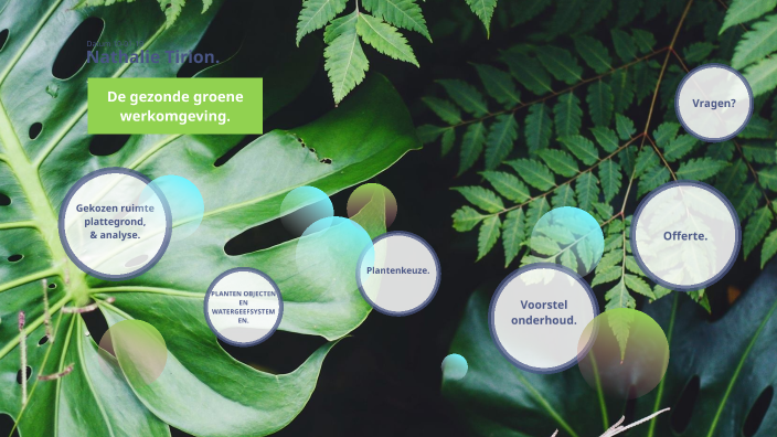 De gezonde groene werkomgeving. by Nathalie Oo on Prezi