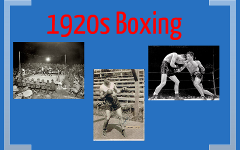 1920s Boxing by Adam Malek