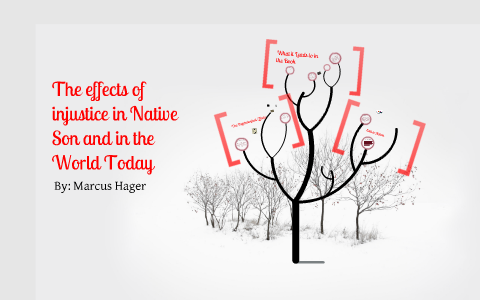 The effects of injustice in Native Son and in our world today by Marcus ...