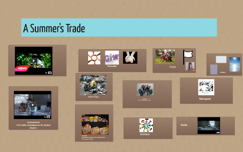 A Summer's Trade Amazing Words by Carolyn Glover on Prezi