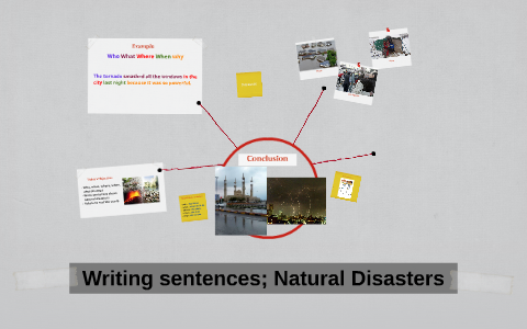 Writing sentences; Natural Disasters by f alshehhi on Prezi