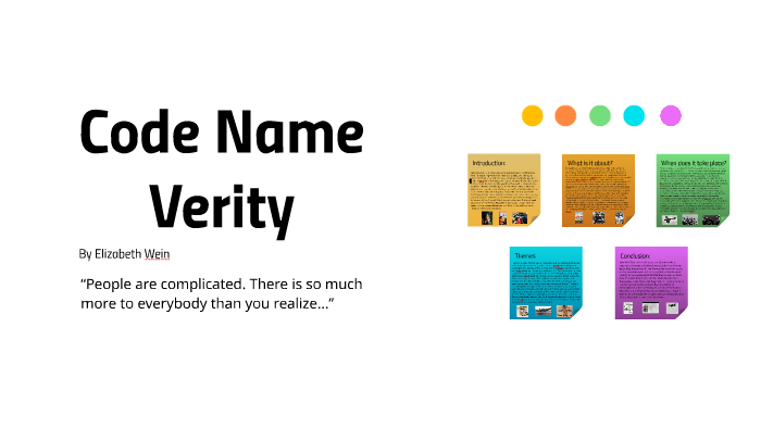 Code Name Verity by Faynette Herndon on Prezi