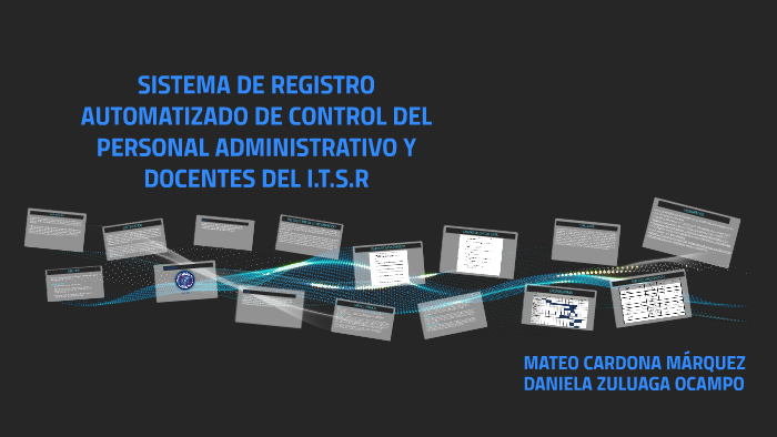 SISTEMA DE REGISTRO AUTOMATIZADO DE CONTROL DEL PERSONAL ADM by mateo ...