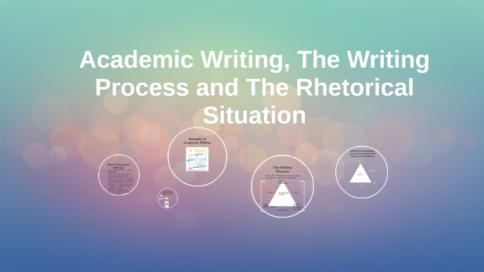 Academic Writing, The Writing Process and The Rhetorical Sit by Yildiz ...