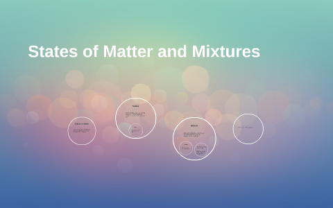 States of Matter and Mixtures by victoria sam on Prezi