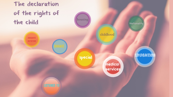 The Declaration Of The Rights Of The Child by Sebastian Sevilla on Prezi