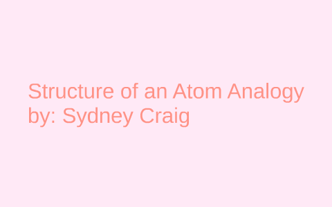 Structure of an Atom Analogy by on Prezi