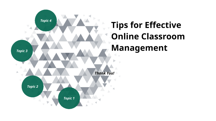 TIPS FOR EFFECTIVE ONLINE CLASSROOM MANAGEMENT by rhoda balones on Prezi
