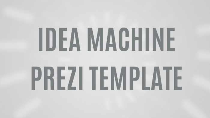 Idea Machine Prezi Template By Preziworld Prezi Templates On Prezi