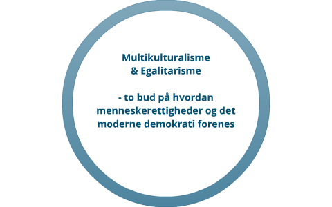 Multikulturalisme og Egalitarisme by Rasmus Søndergaard on Prezi
