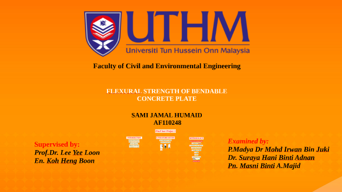 FLEXURAL STRENGTH OF BENDABLE CONCRETE PLATE _ UTHM _ SAMI JAMAL HUMAID ...