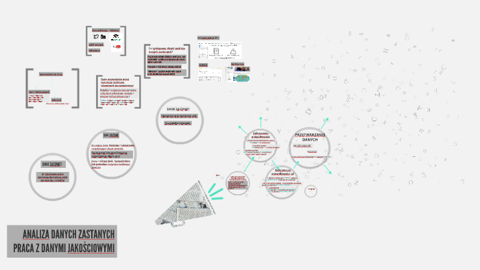 ANALIZA DANYCH ZASTANYCH I PRACA Z DANYMI JAKOŚCIOWYMI by malgo skow on Prezi