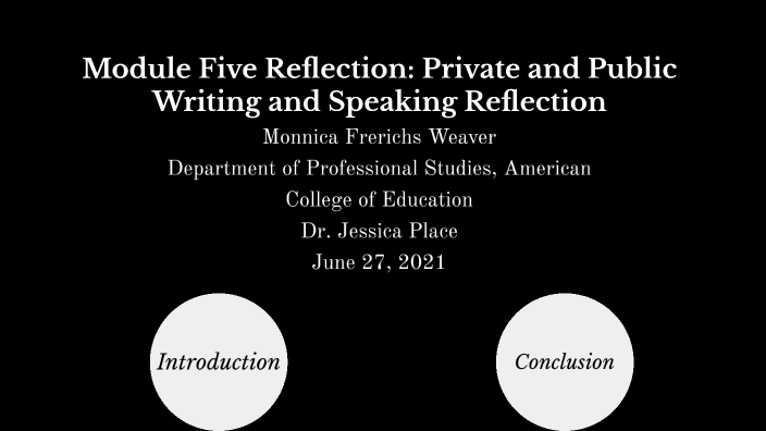 Module Five Reflection by Monnica Weaver on Prezi