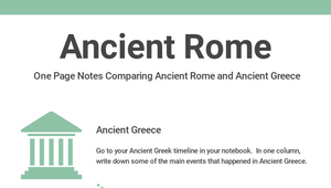One Page Notes Ancient Rome by Emma Viken on Prezi Design