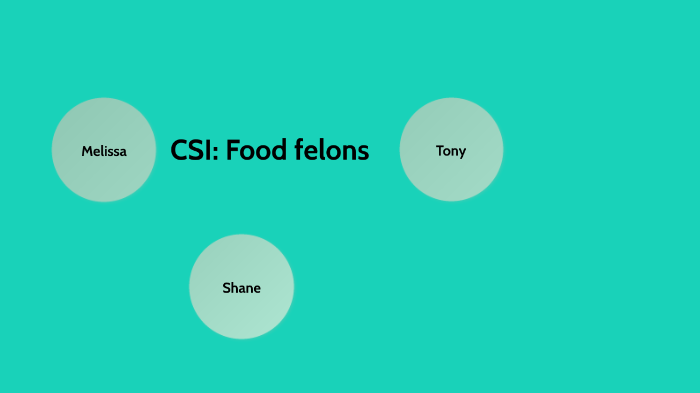 CSI: Food felons by Destiny Thurmond on Prezi