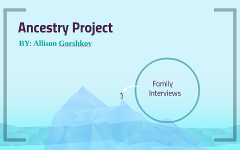 Ancestry Project by Allison Gorshkov on Prezi
