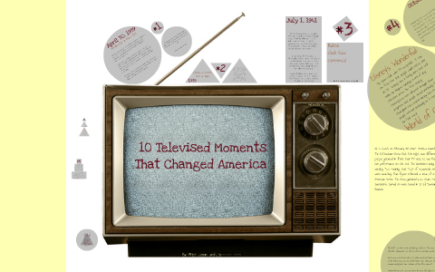10 Televised Moments That Changed America by Liz Frame on Prezi