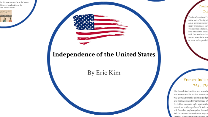 Timeline Of The Independence of the United States by Eric Kim on Prezi