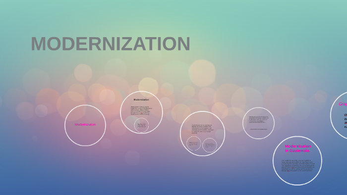 Modernisation by on Prezi
