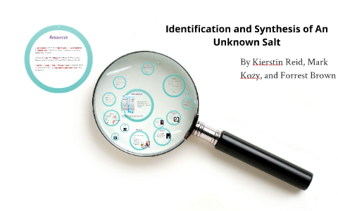 Identification and Synthesis of An Unknown Salt by on Prezi