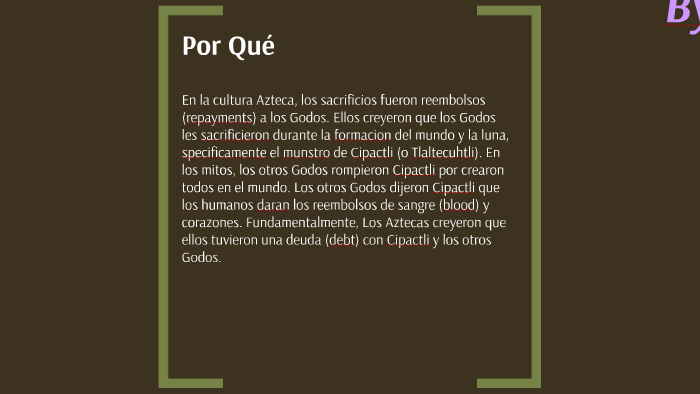 Sacrificio Humano En La Cultura Azteca By Phinny Brady On Prezi