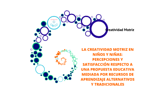 LA CREATIVIDAD MOTRIZ EN NIÑOS Y NIÑAS: PERCEPCIONES Y SATIS by ...