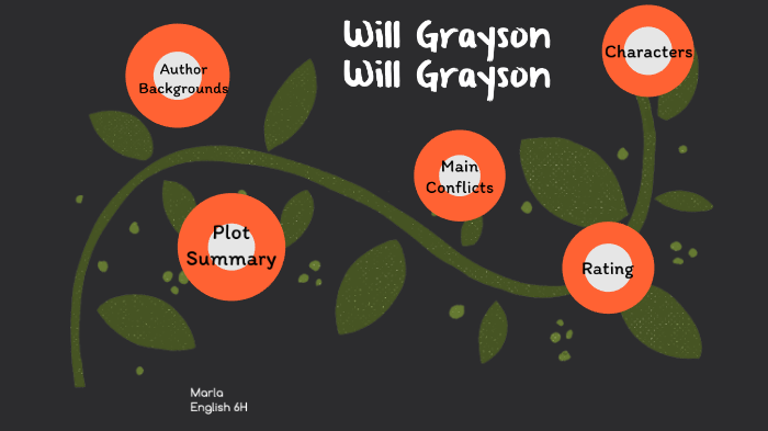 Genre Project 4 Will Grayson Will Grayson by Marla Carmichael on Prezi