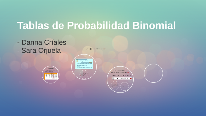 Tablas de Probabilidad Binomial by Noveno 11 on Prezi
