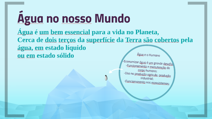 Água no nosso Mundo by Raquel Mata on Prezi