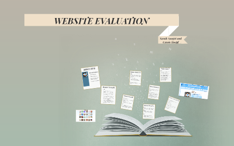 WEBSITE EVALUATION by on Prezi