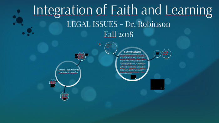 Integration of Faith and Learning - Legal Issues - Fall 2015 by J ...