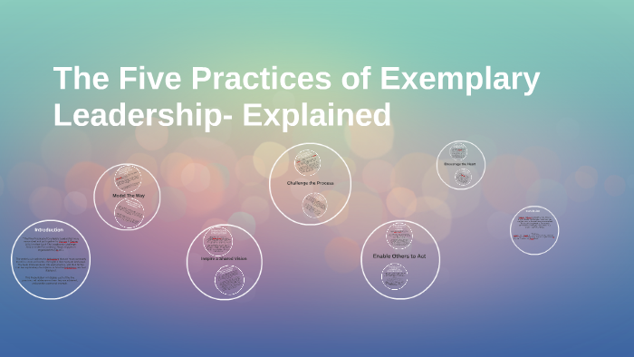 The Five Practices of Exemplary Leadership- Explained by Katey Cowan on Prezi