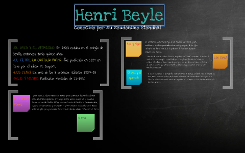 Henri Beyle by Angelica Huamani on Prezi