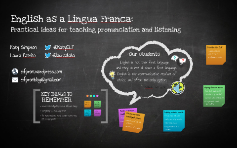 Practical ideas for teaching pronunciation and listening in an ELF context by ELF Pron on Prezi
