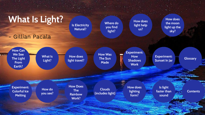 What is light? -Gillian Pacala by Samantha Doyle on Prezi