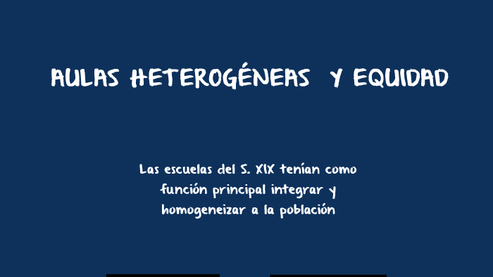 AULAS HETEROGÉNEAS Y EQUIDAD by Rocio Ramos on Prezi
