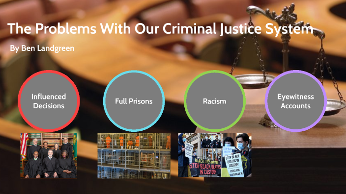 The Problems With Our Criminal Justice System by BENJAMIN LANDGREEN on ...