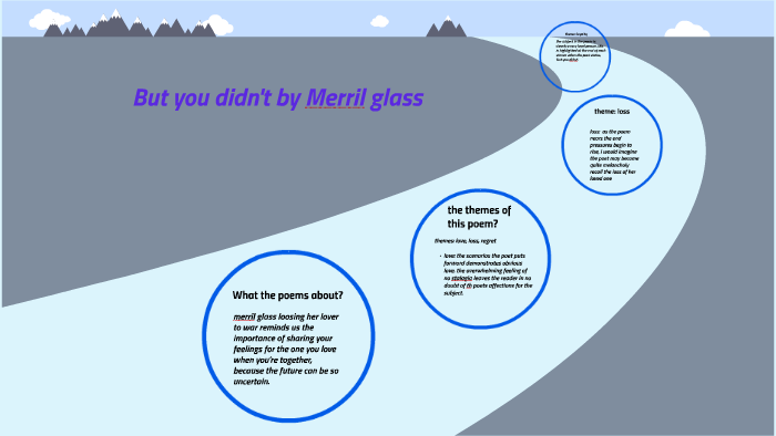 but you didnt by merrill glass by Emily Duggan on Prezi