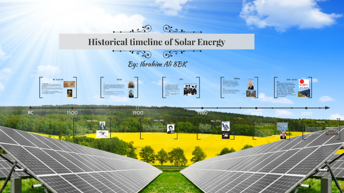 Historical timeline of Solar Energy by Ibrahim Ali on Prezi