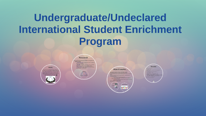 International Student Enrichment Program by Georgina Espino