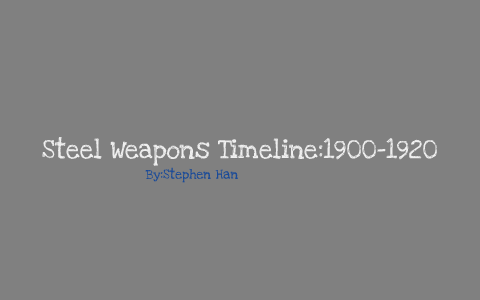 Steel Timeline by Stephen Han on Prezi