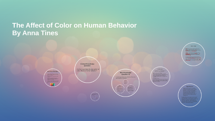 The Affect of Color on Human Behavior by Anna Tines on Prezi