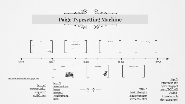 Paige Typesetting Machine by Brianna Harper on Prezi