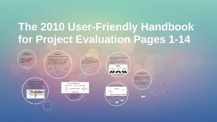 The 2010 User-Friendly Handbook for Project Evaluation Pages by Lyndsay ...